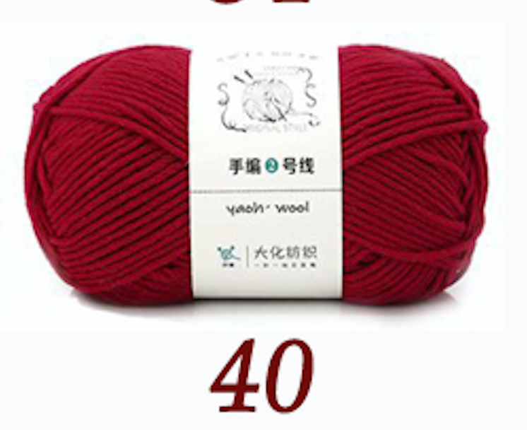 Len Yaoh Wool -Len đan móc khăn mũ Hoa Tay Handmade