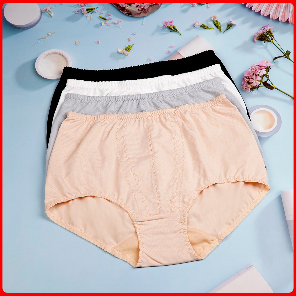 Quần lót gen bụng nữ poly mè 317P 7140