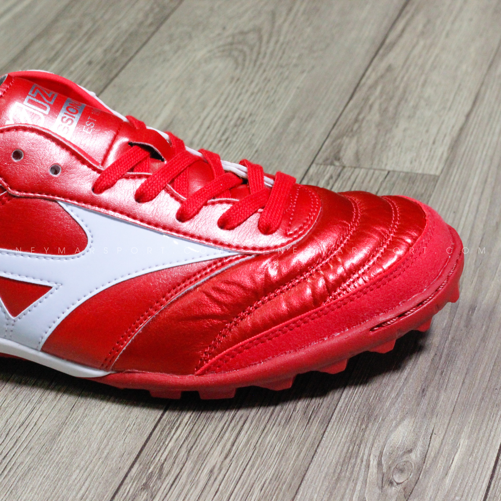 Mizuno Morelia Sala Elite TF Passion Red - High Risk Red/White – Neymar ...