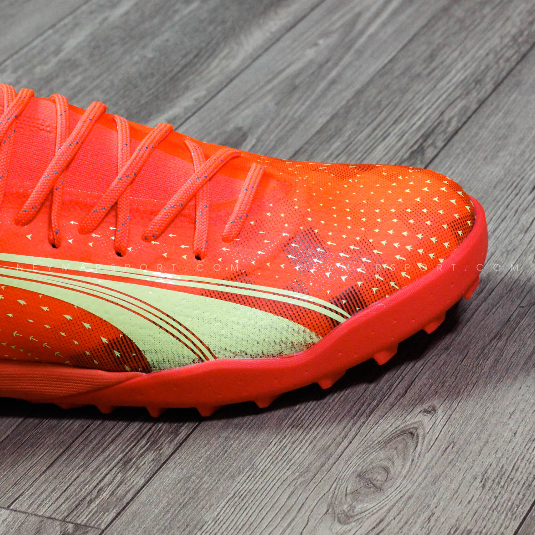 PUMA Ultra Ultimate Cage TF Fearless - Fiery Coral/Fizzy Light/PUMA Bl ...