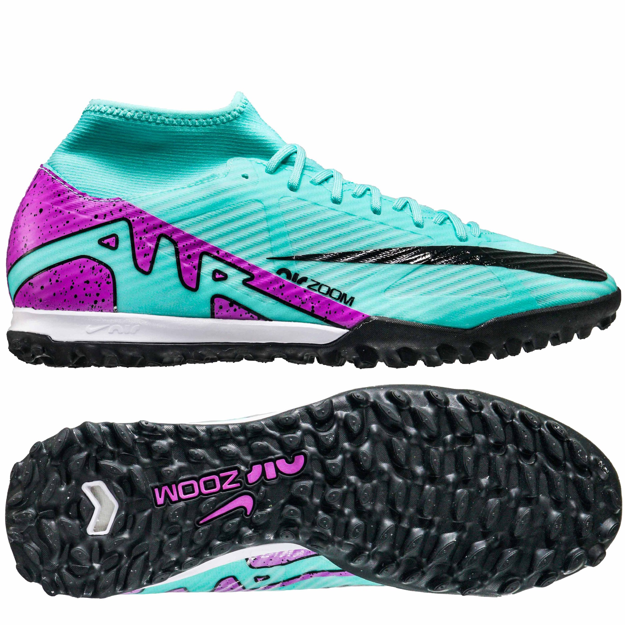 Nike Air Zoom Mercurial Superfly 9 Academy TF Peak Ready - Hyper Turq ...