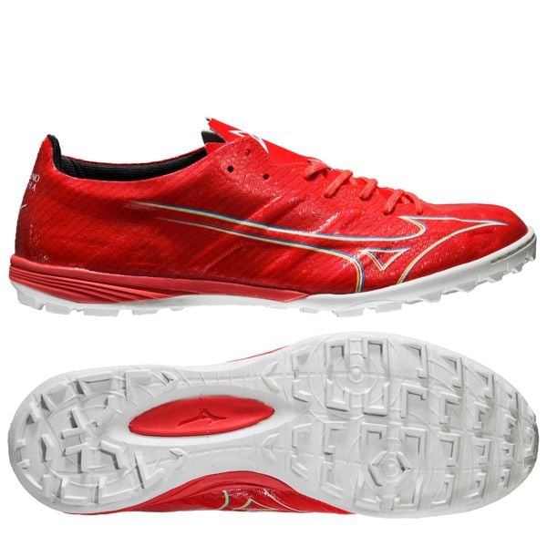 Mizuno Alpha Pro AS TF Release - Fiery Coral/White – Neymar Sport