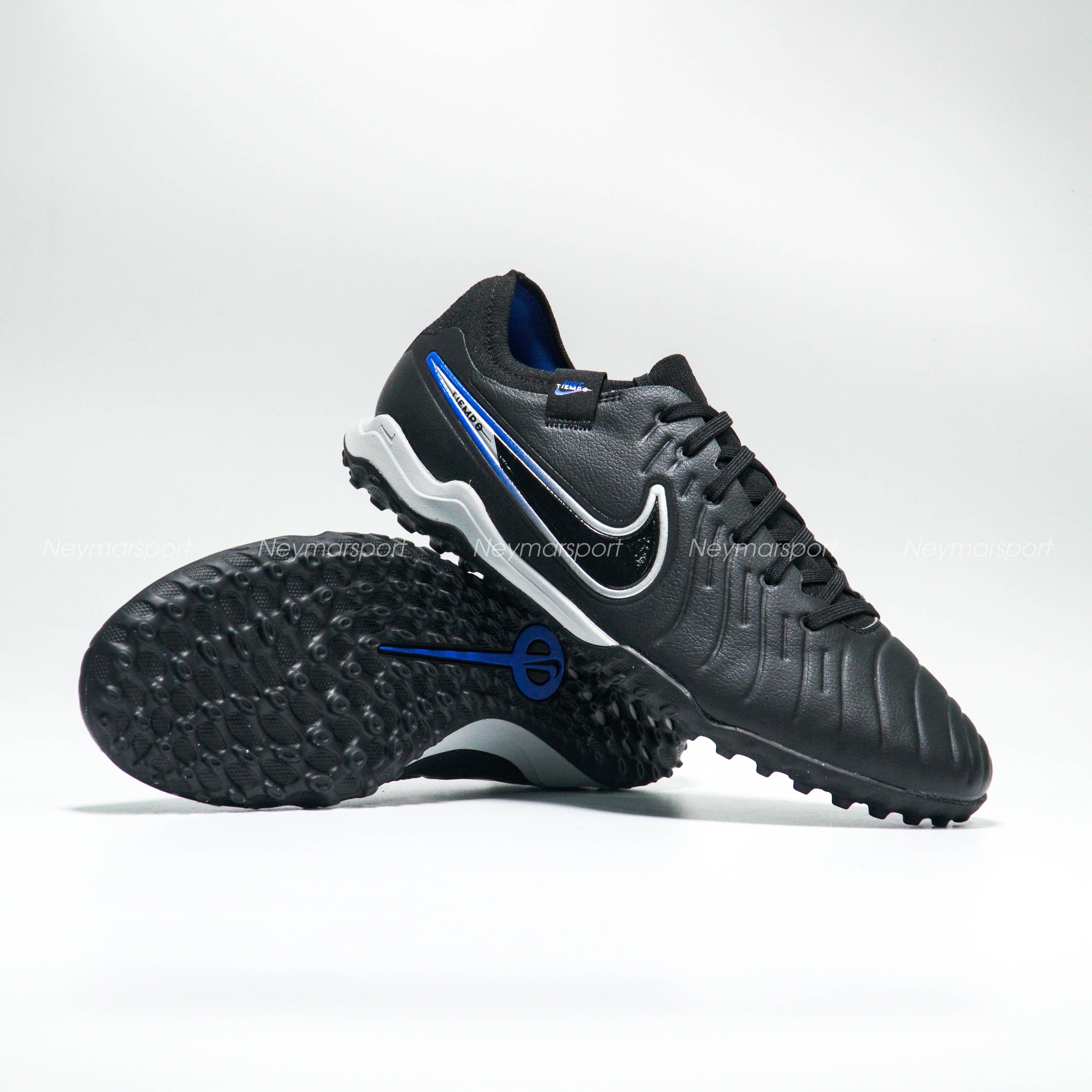 Nike Tiempo Legend 10 Pro TF Shadow - Black/Chrome/Hyper Royal – Neymar Sport
