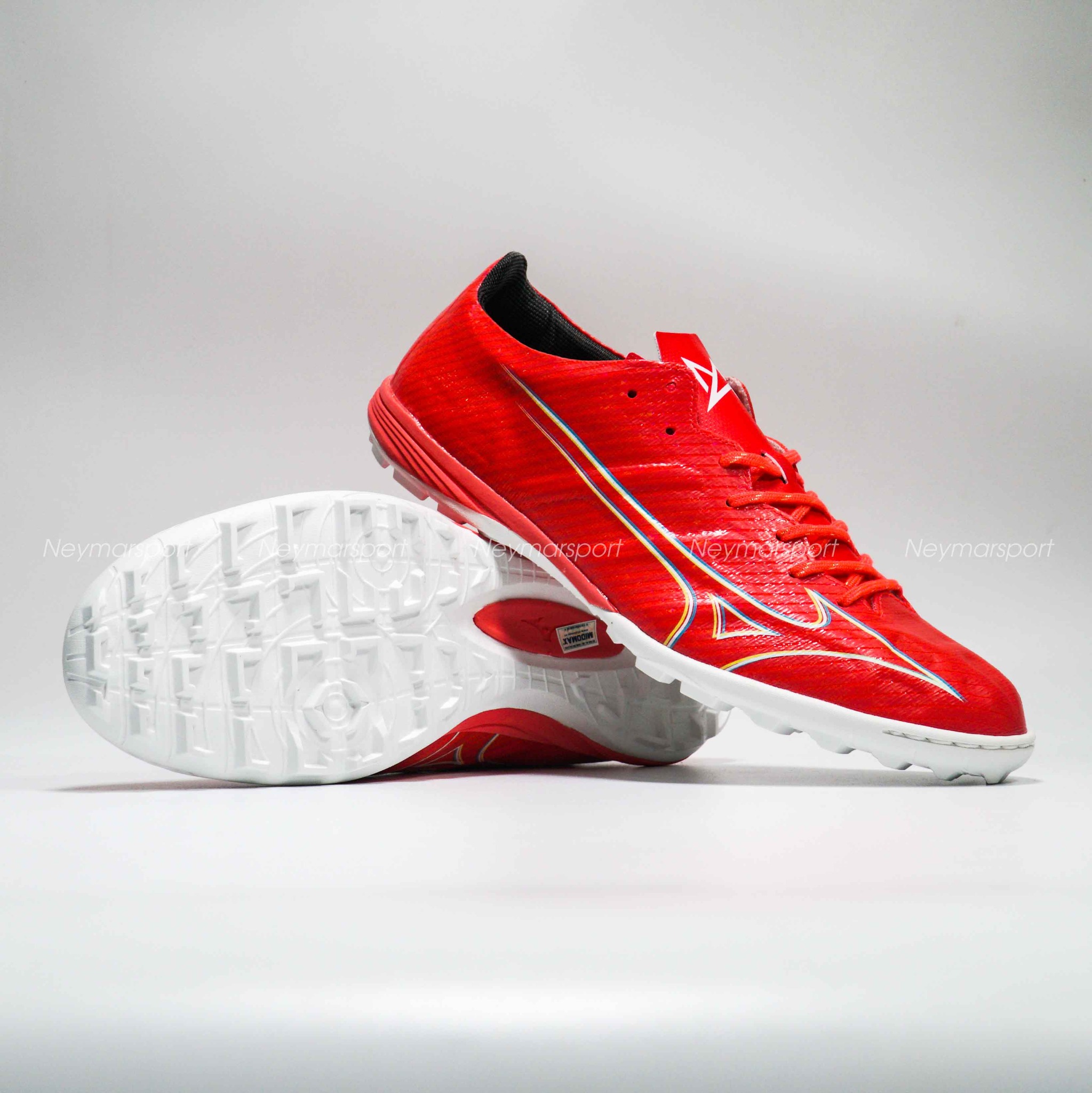 Mizuno Alpha Pro AS TF Release - Fiery Coral/White – Neymar Sport