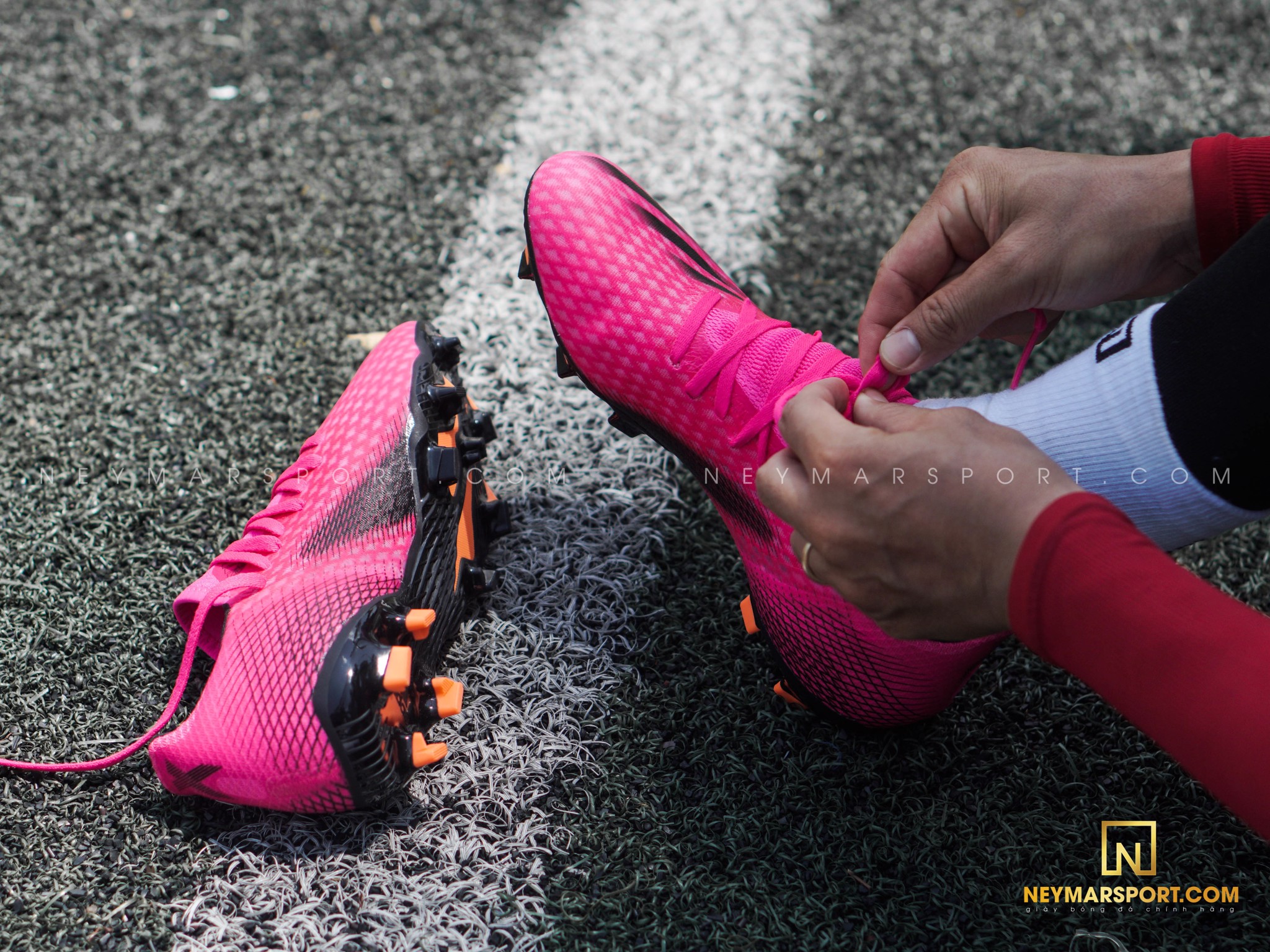 Adidas X Ghosted 3 Fg Ag Superspectral Shock Pink Core Black Scream