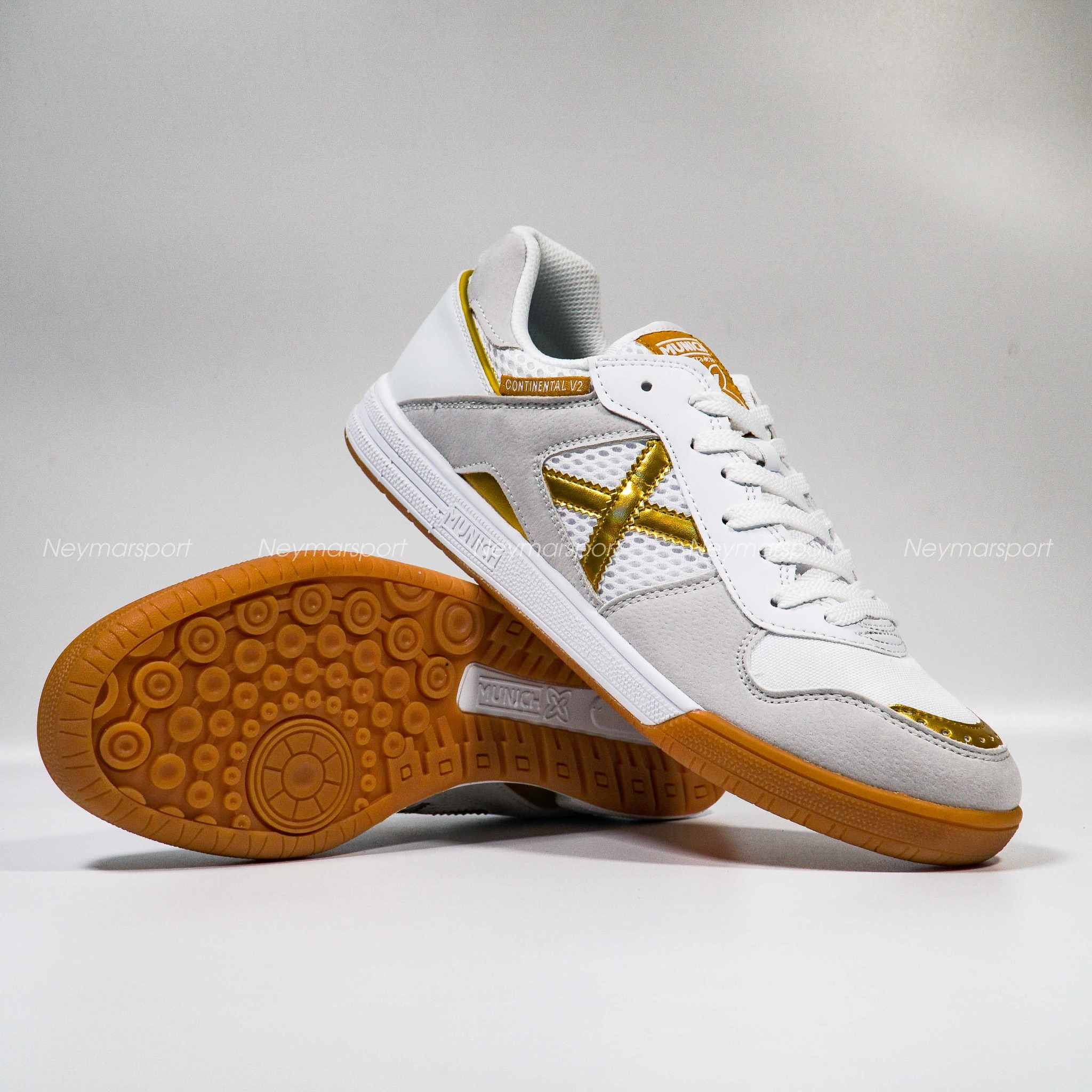 X MUNICH CONTINENTAL V2 43 - White/Grey – Neymar Sport