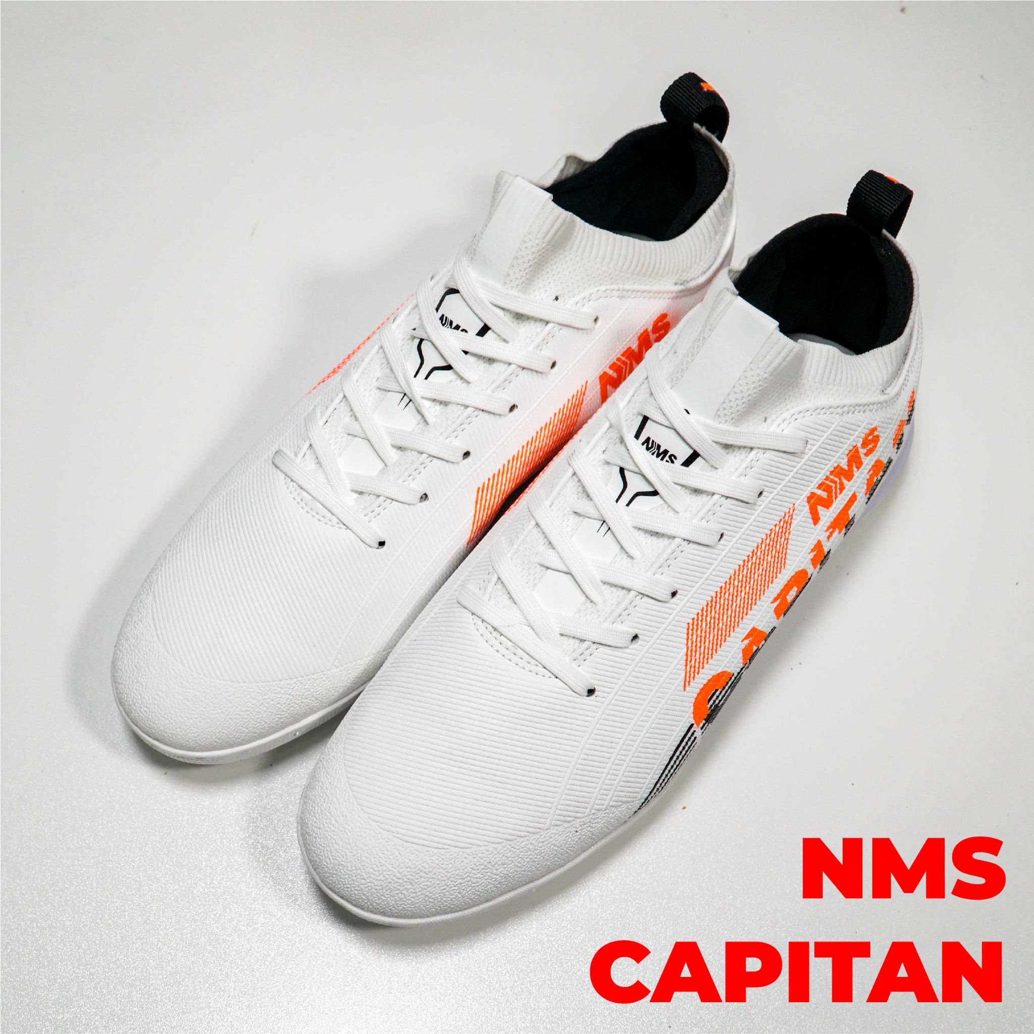 Giày đá bóng NMS CAPITAN TF - White/Red – Neymar Sport