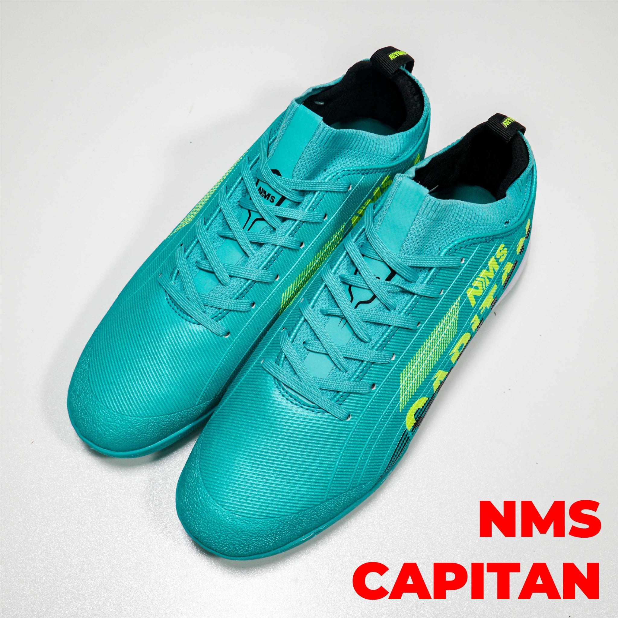 Giày đá bóng NMS CAPITAN TF - Turquoise/Black – Neymar Sport