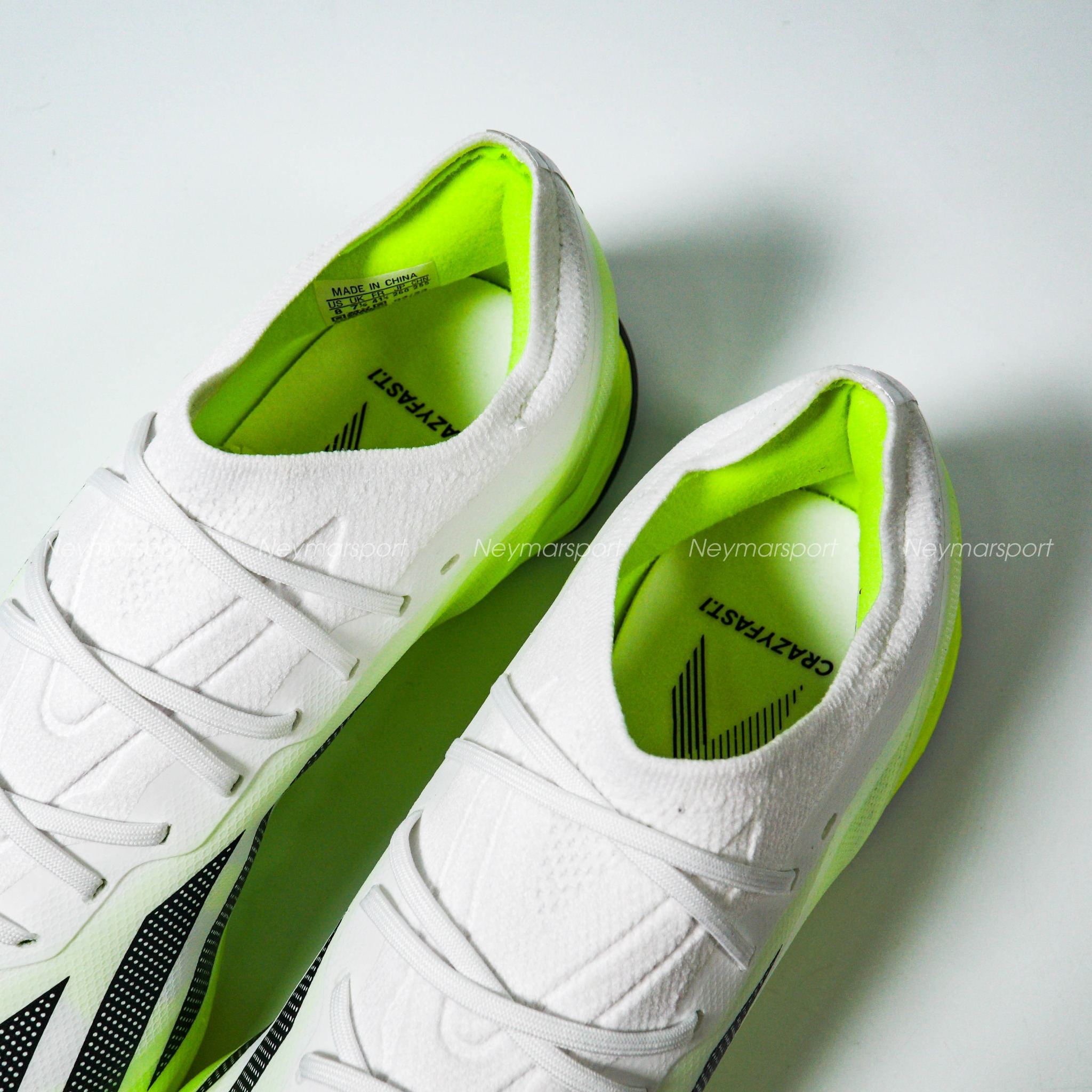 adidas X Crazyfast .1 TF Crazyrush - Footwear White/Core Black/Lucid L ...