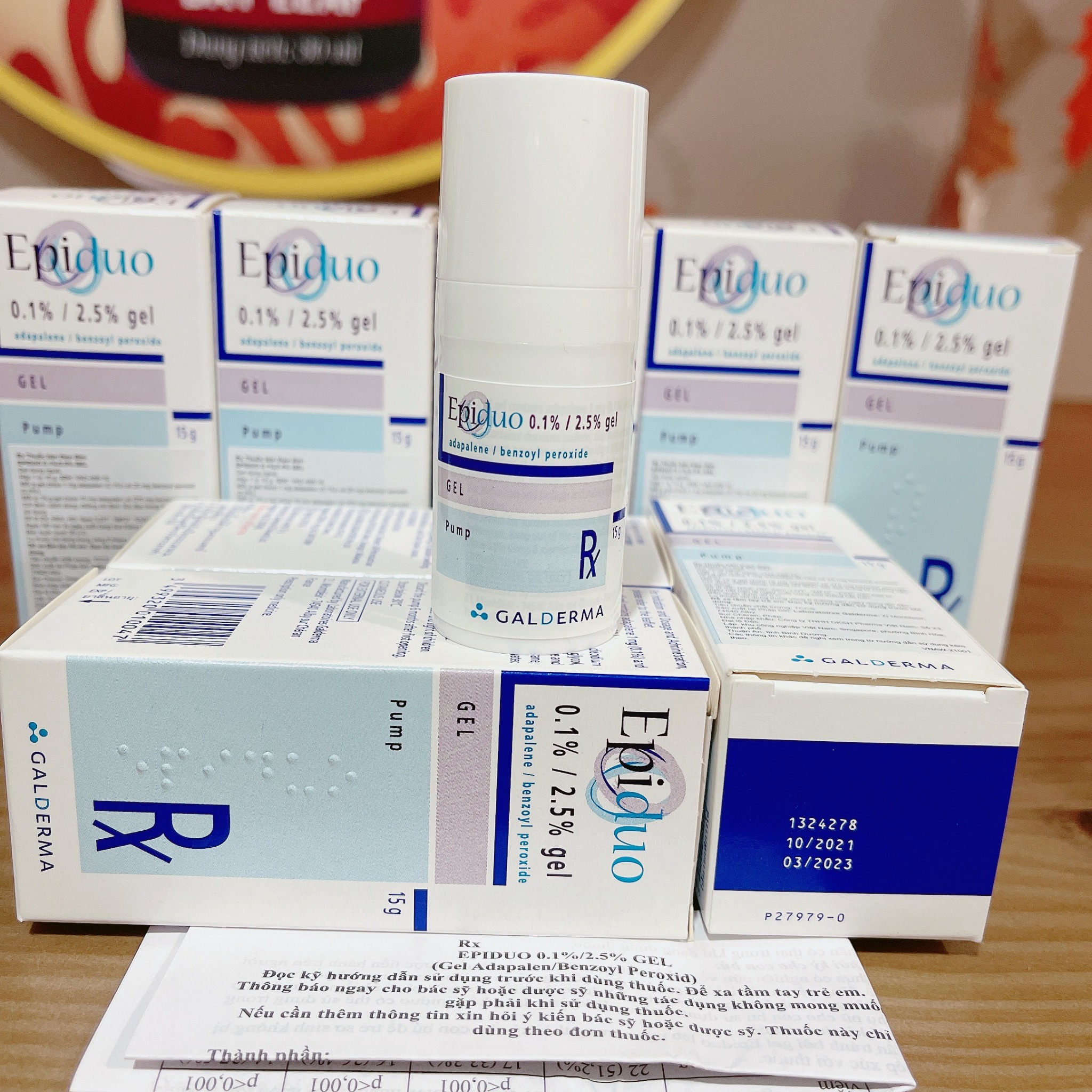 Kem Trị Mụn Galderma Epiduo Gel 15g Toptotoe