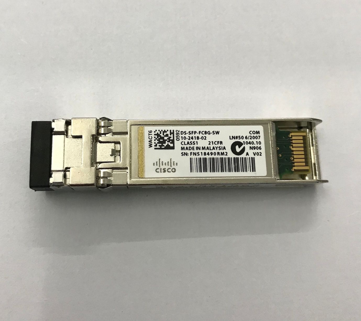 Module quang Cisco DS-SFP-FC8G-SW Compatible 8G Fibre Channel SFP+ ...