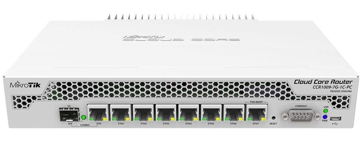 CCR1009-7G-1C-PC Cloud Core Router – Công ty TNHH Công Nghệ Quang Lâm