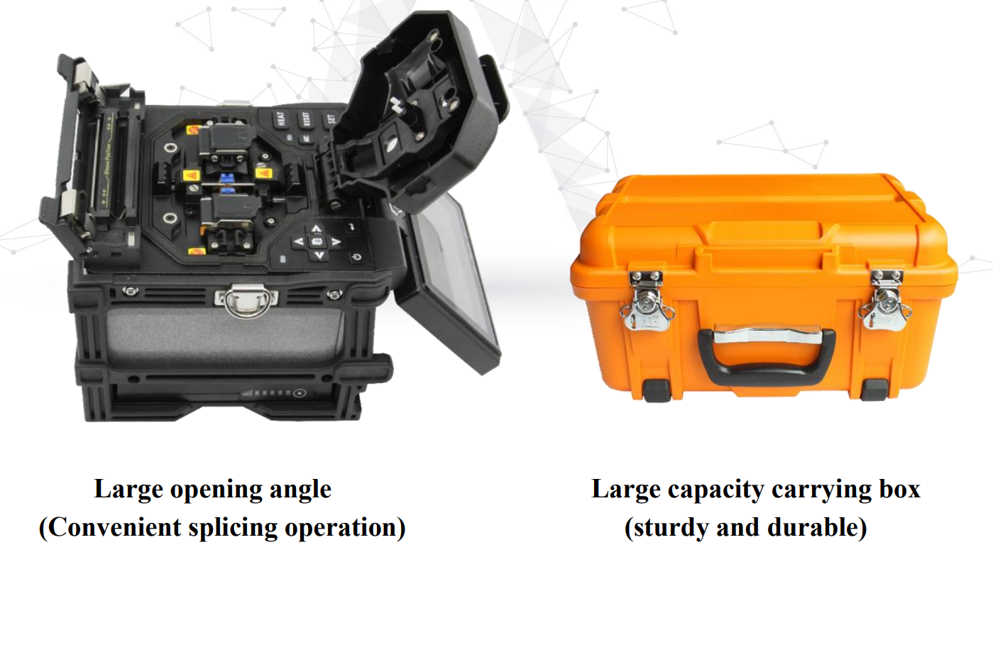 Máy hàn cáp quang Grandway GS-401 - Loại 4 motor - Cân chỉnh lõi-lõi ...