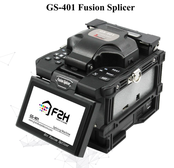 Máy hàn cáp quang Grandway GS-401 - Loại 4 motor - Cân chỉnh lõi-lõi ...