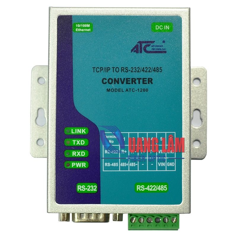 Bộ chuyển đổi TCP/IP sang RS232/422/485 - Model: ATC-1200 - Hãng ATC – Công ty TNHH Công Nghệ ...