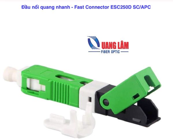 Đầu nối quang nhanh loại gấp khóa 3 điểm ESC250D SC/APC - Fast Connect ...