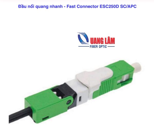 Đầu nối quang nhanh loại gấp khóa 3 điểm ESC250D SC/APC - Fast Connect ...