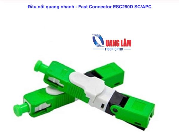 Đầu nối quang nhanh loại gấp khóa 3 điểm ESC250D SC/APC - Fast Connect ...