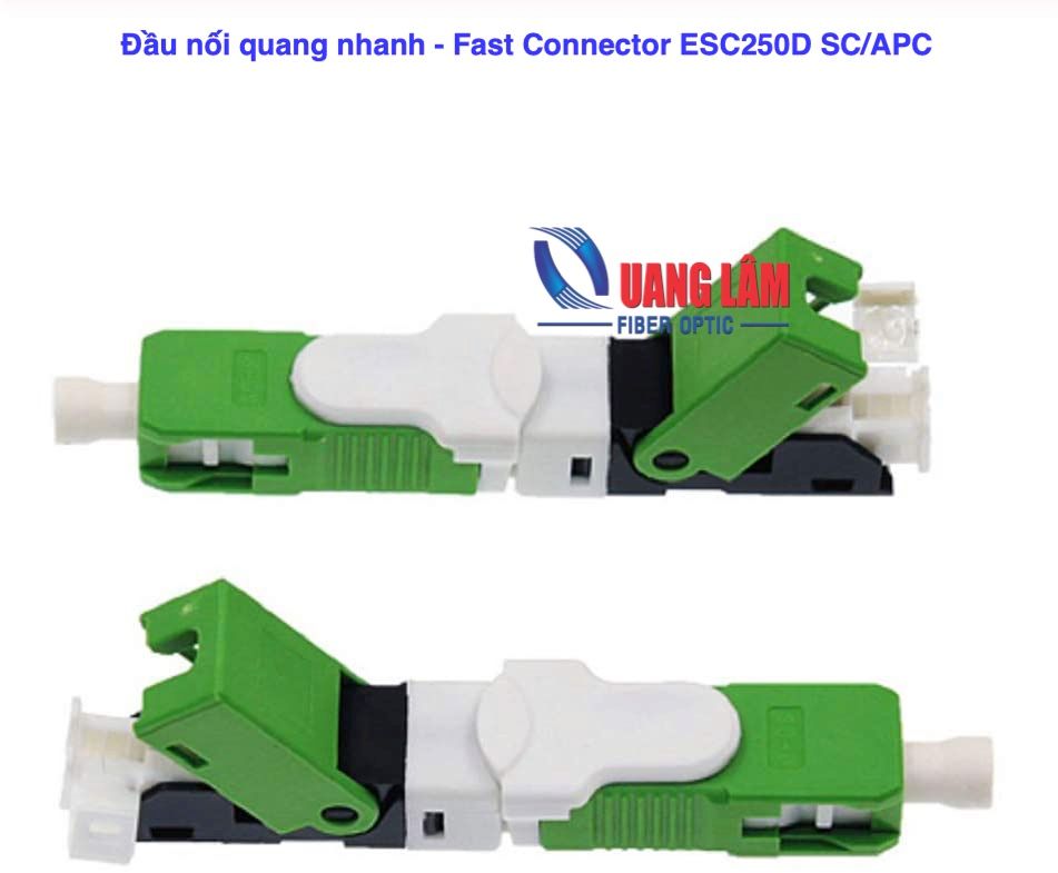 Đầu nối quang nhanh loại gấp khóa 3 điểm ESC250D SC/APC - Fast Connect ...