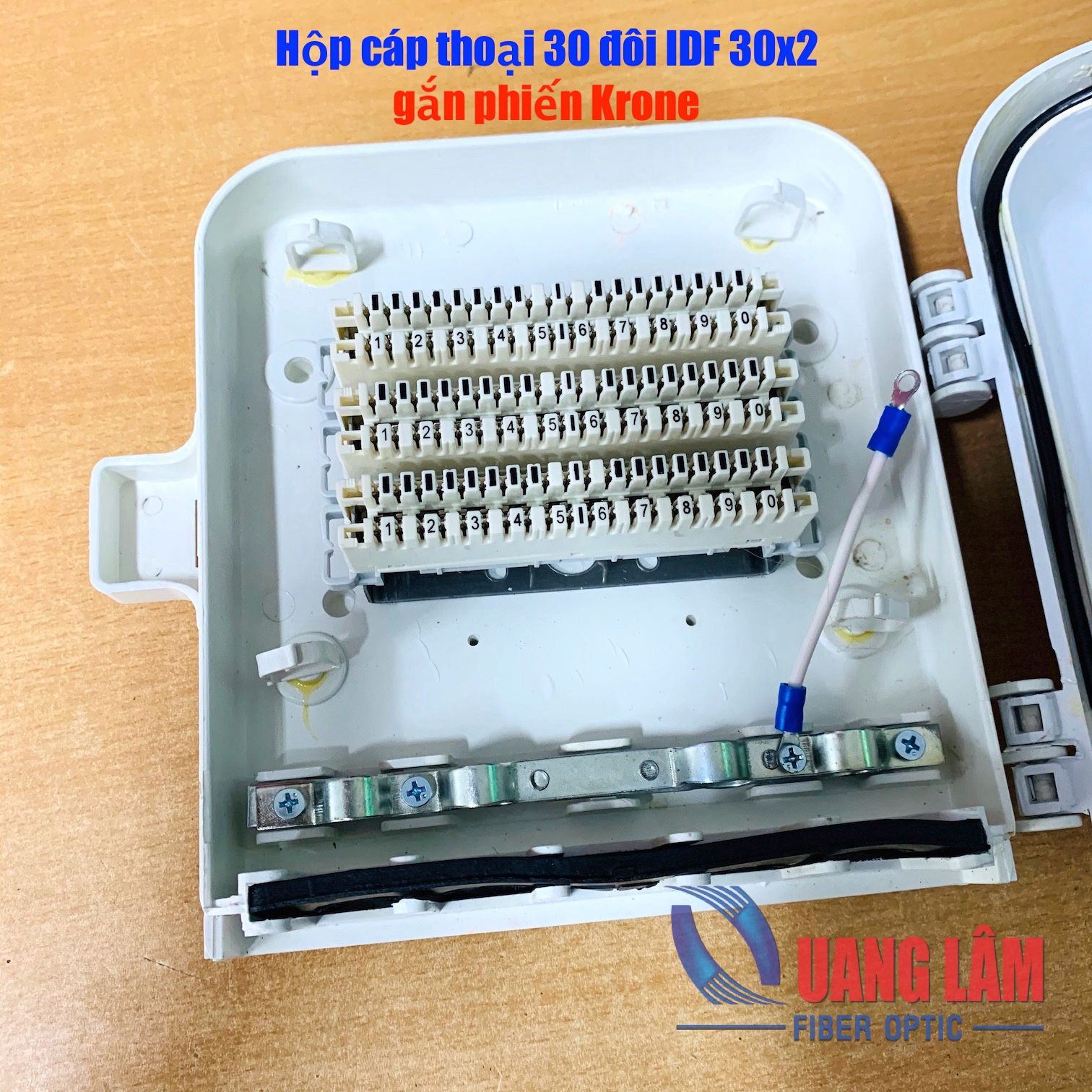 Hộp cáp điện thoại 30 đôi, gắn phiến Krone IDF 30x2 – Công ty TNHH Công ...