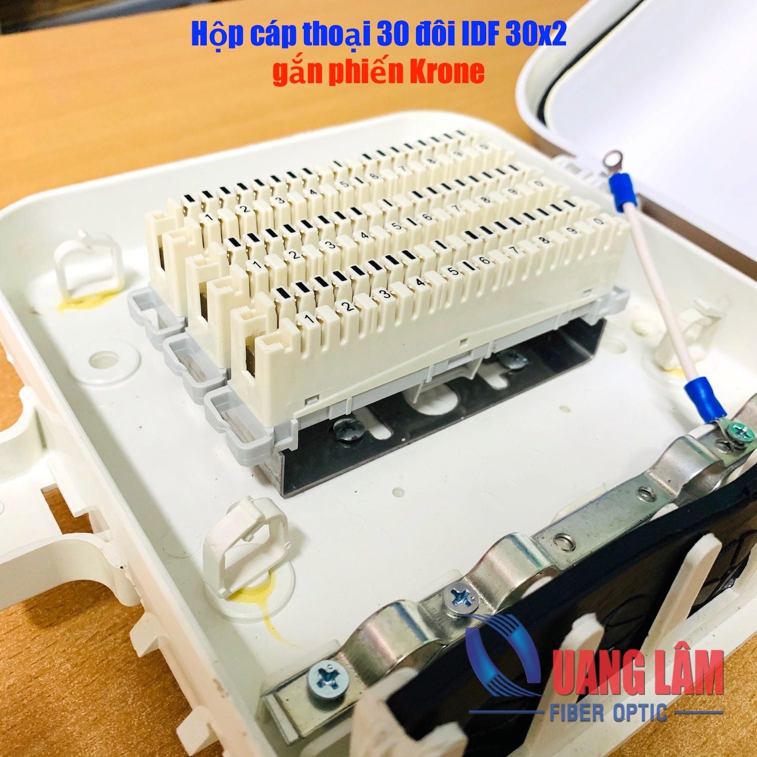 Hộp cáp điện thoại 30 đôi, gắn phiến Krone IDF 30x2 – Công ty TNHH Công ...