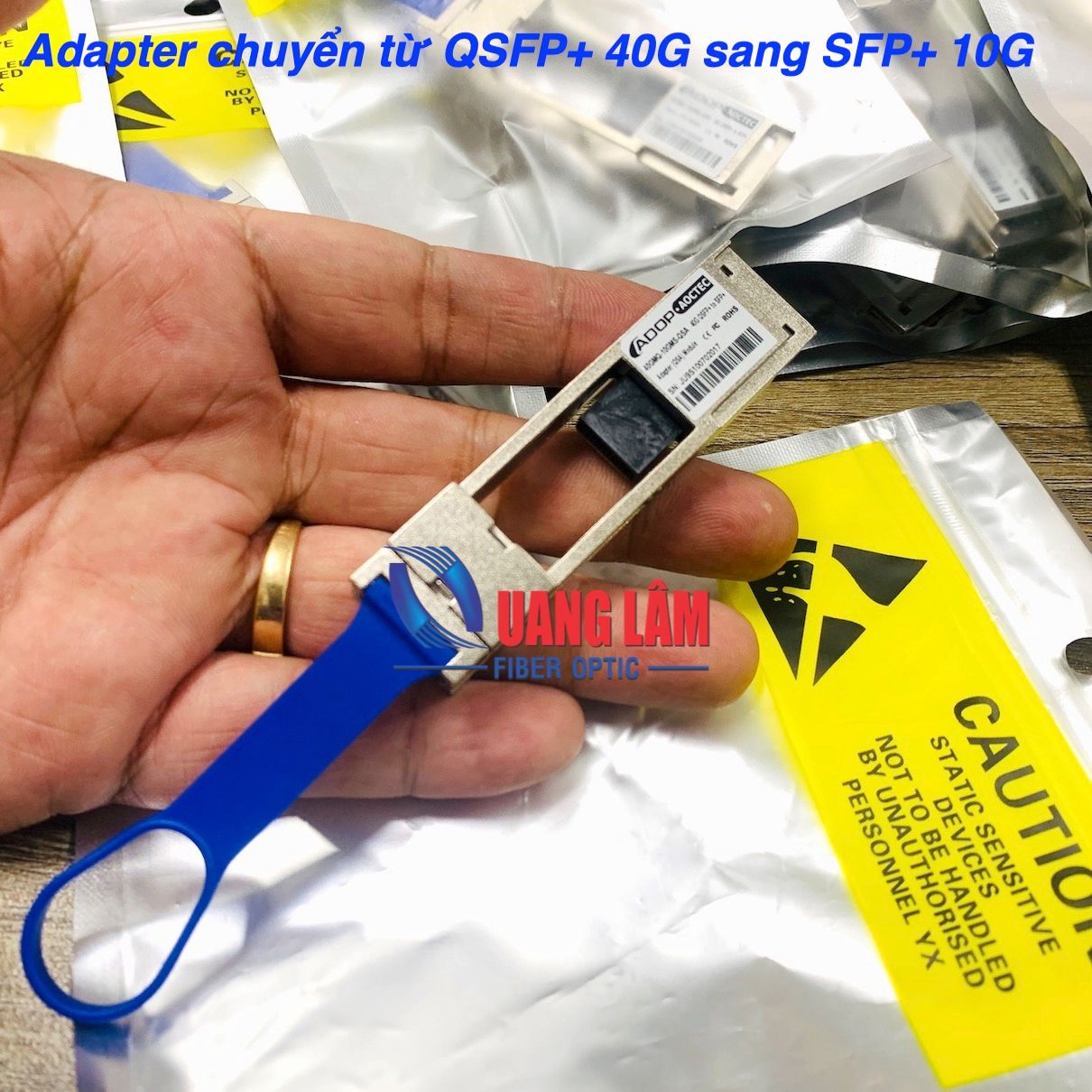 Adapter - 40G QSFP+ to 10G SFP+ Converter Module for Cisco CVR-QSFP-SF ...
