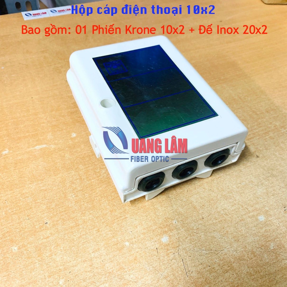 Hộp cáp điện thoại 10 đôi gắn phiến Krone IDF 10x2 – Công ty TNHH Công ...