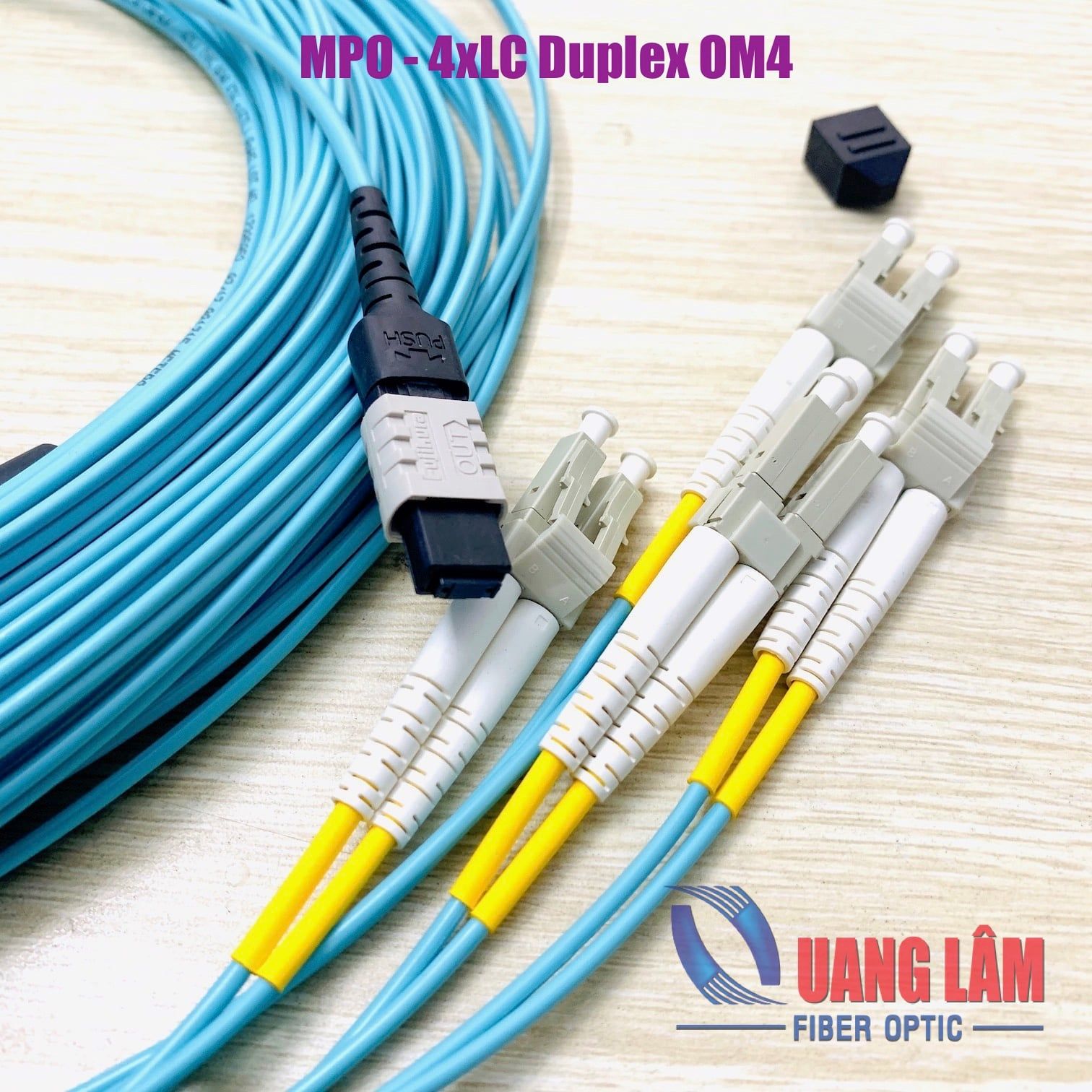 Dây nhảy quang MM OM4 MPO-LC 08FO - 4 Port LC Duplex – Công ty TNHH ...