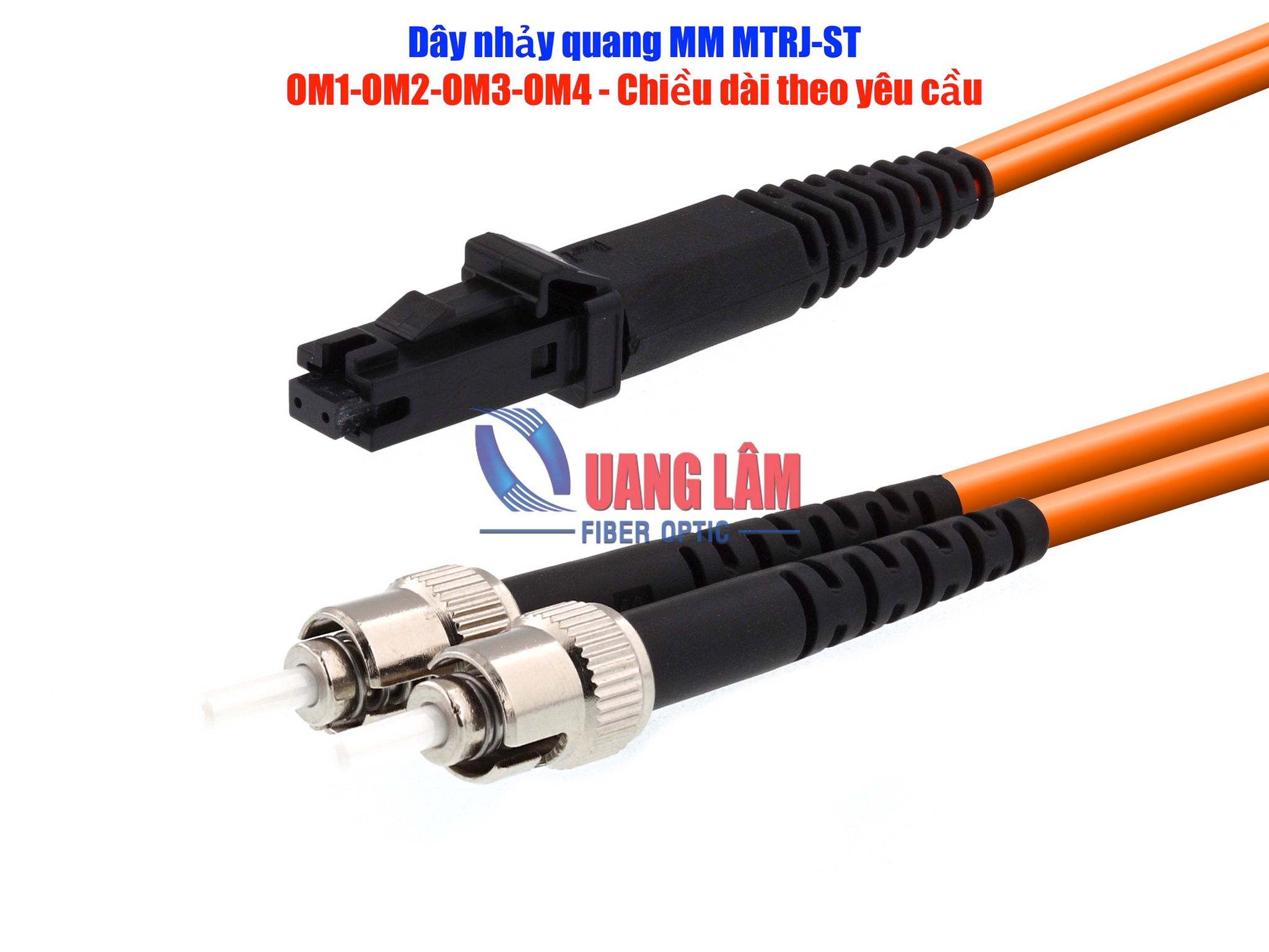 Dây nhảy quang Multimode MTRJ-ST MM OM1 OM2 OM3 – Công ty TNHH Công Nghệ Quang Lâm