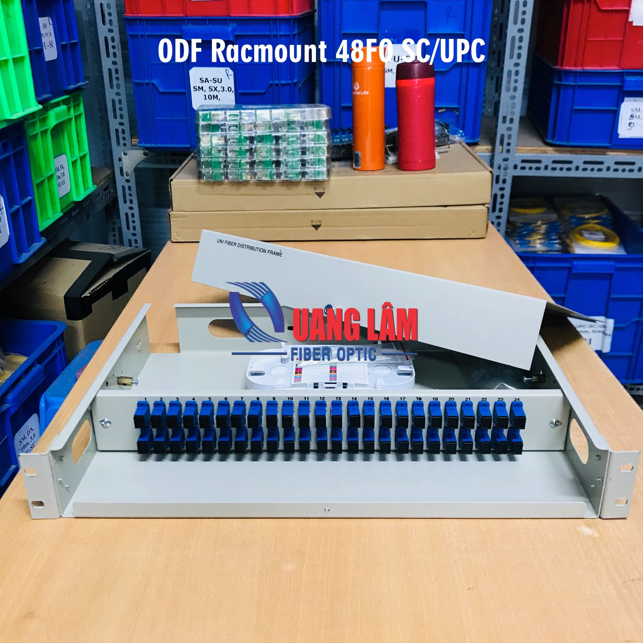 Hộp ODF cố định 48FO – Công ty TNHH Công Nghệ Quang Lâm