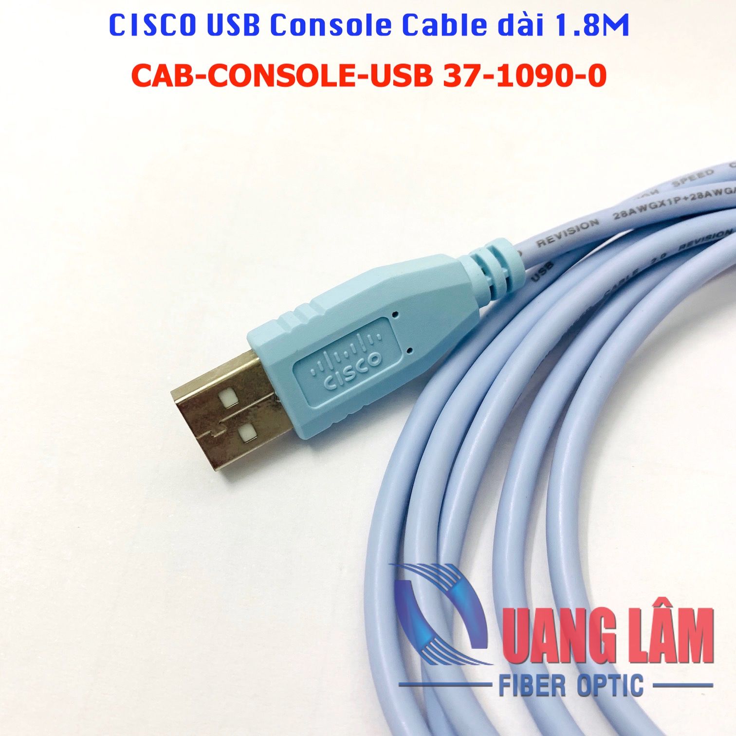 Cisco USB Console Cable dài 1.8M CAB-CONSOLE-USB 37-1090-0 – Công ty ...