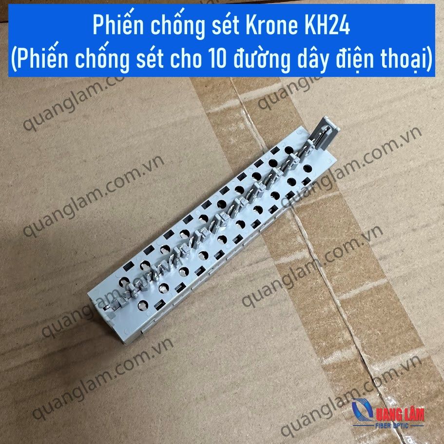 Phiến chống sét Krone KH24 (PHIẾN CHỐNG SÉT CHO 10 ĐƯỜNG ĐIỆN THOẠI ...