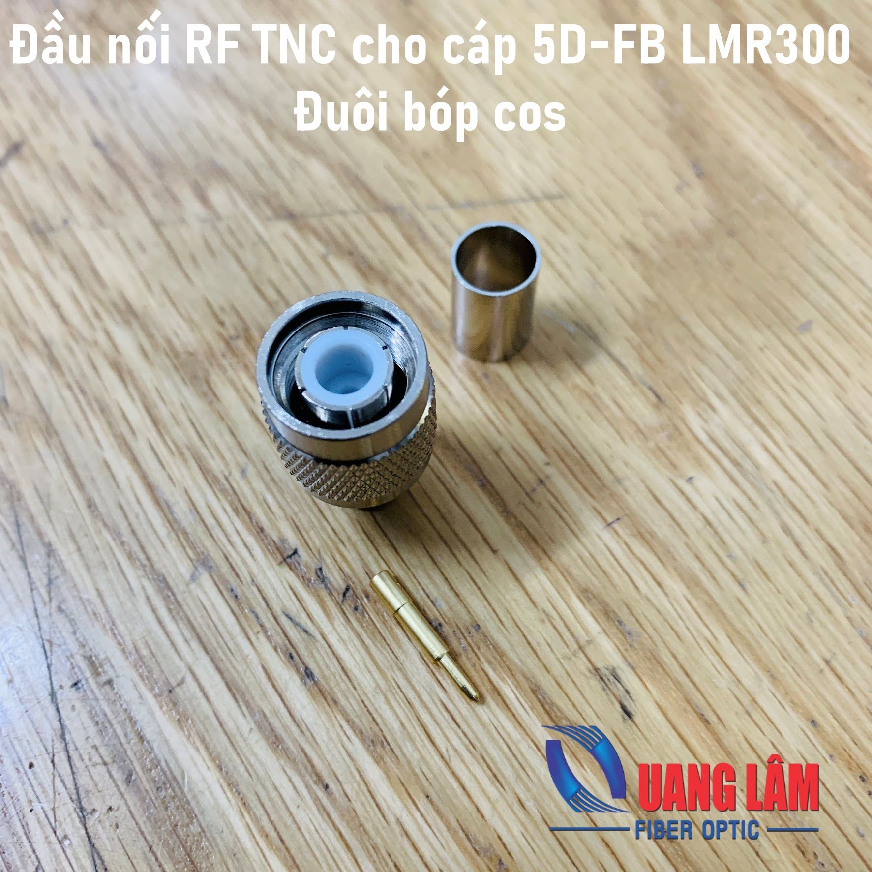 Connector TNC-Male cho cáp 5D-FB LMR300 (Đầu thẳng) - Đuôi bóp cose – Công ty TNHH Công Nghệ ...