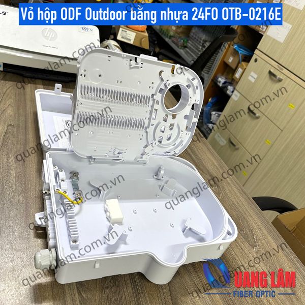 Vỏ hộp ODF Outdoor bằng nhựa 24FO OTB-0216E (Bao gồm phụ kiện treo tườ ...