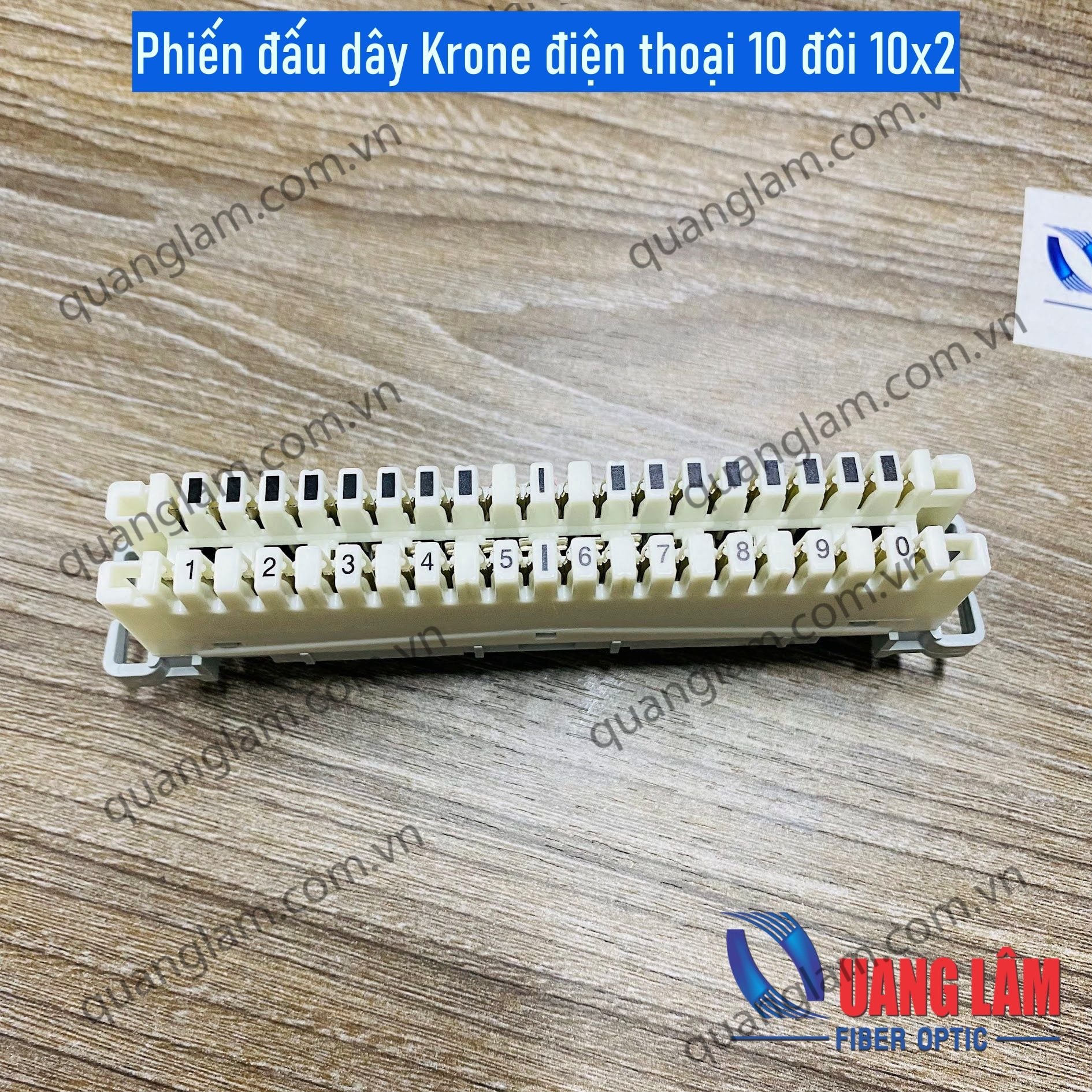 Phiến đấu dây Krone điện thoại 10 đôi 10x2 – Công ty TNHH Công Nghệ ...