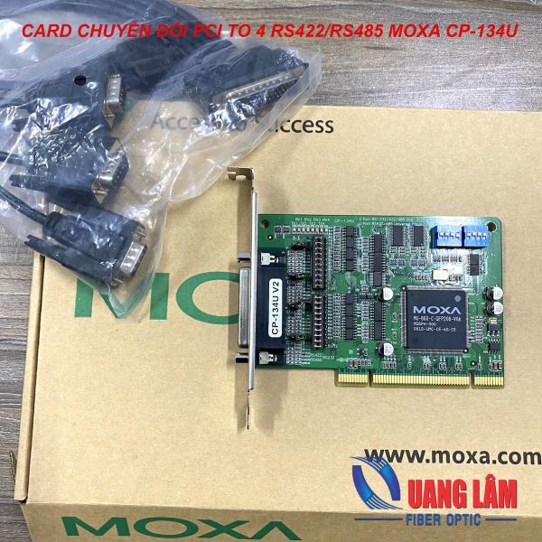 CARD CHUYỂN ĐỔI PCI TO 4 RS422/RS485 MOXA CP-134U – Công ty TNHH Công Nghệ Quang Lâm