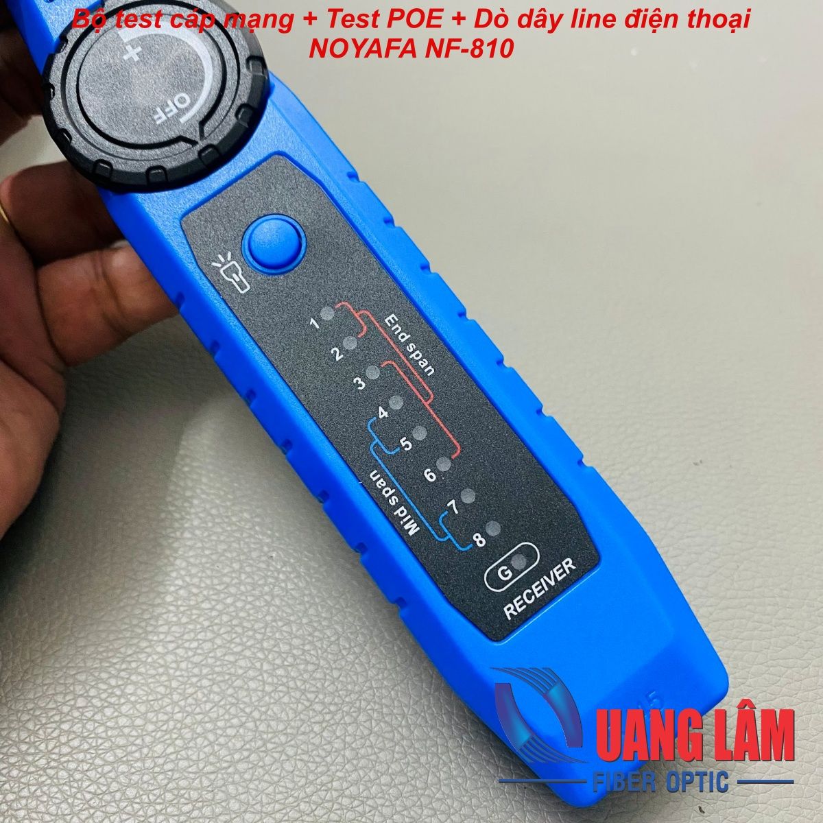 Bộ test cáp mạng + Test POE + Dò dây line điện thoại NOYAFA NF-810 ...