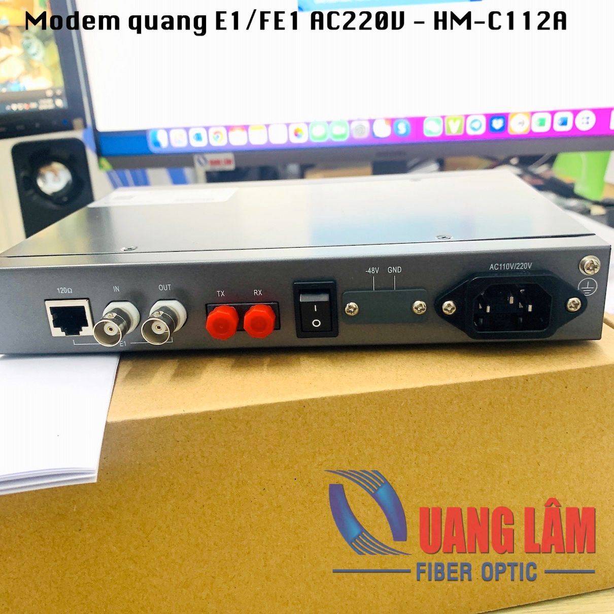 Modem quang E1/FE1 HM-C112A - Humanity – Công ty TNHH Công Nghệ Quang Lâm