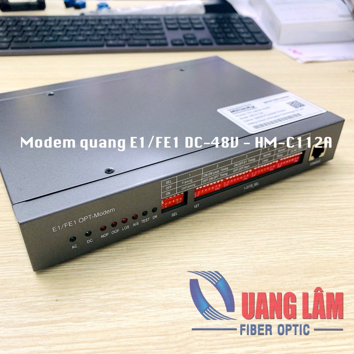 Modem quang E1/FE1 HM-C112A - Humanity (Nguồn DC-48V) – Công ty TNHH ...