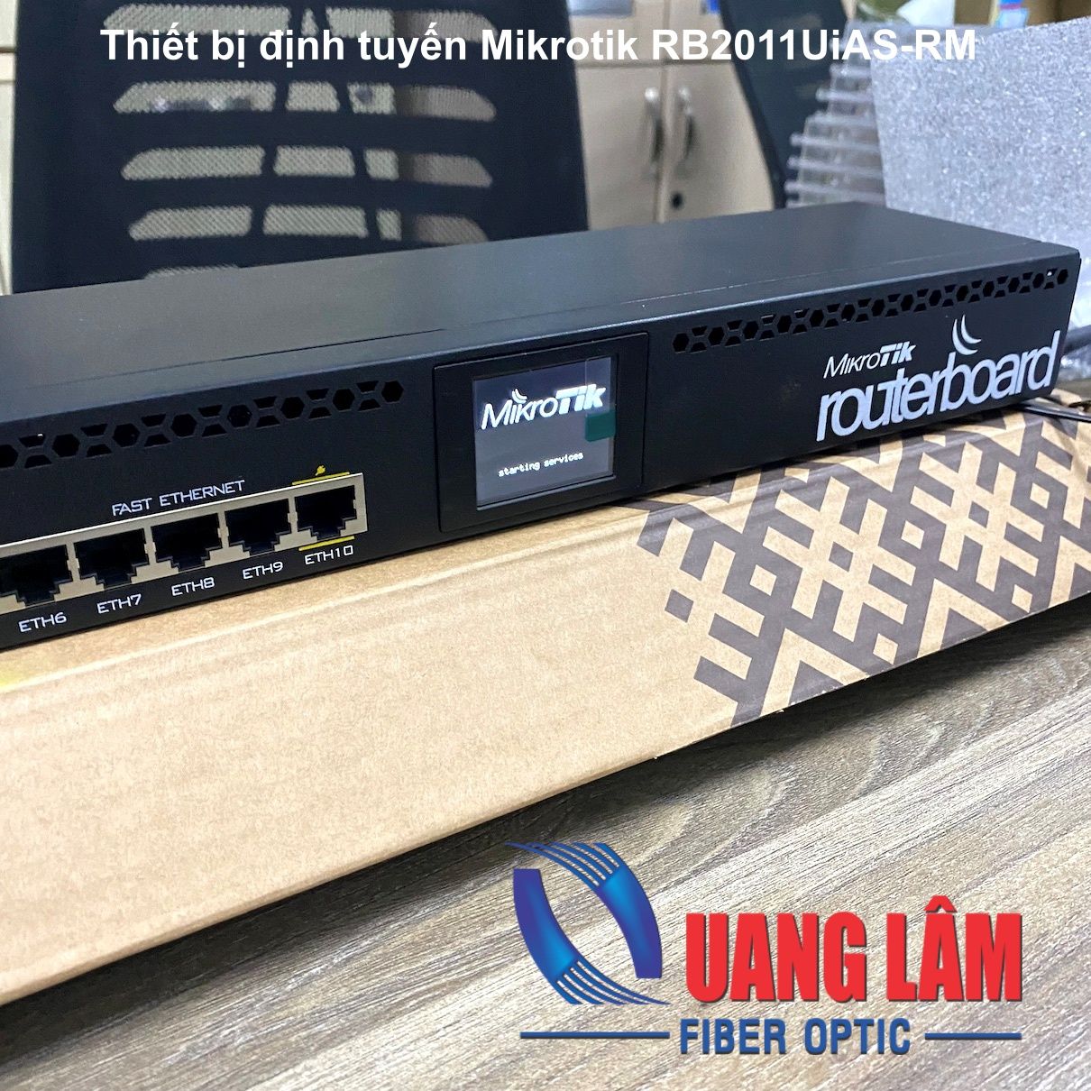 Mikrotik RB2011UiAS-RM - Router cân bằng tải - Load balancing - Router ...