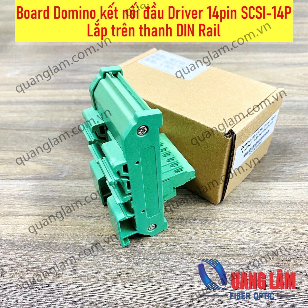 Board Domino kết nối đầu Driver 14pin SCSI-14P - Lắp trên thanh DIN – Công ty TNHH Công Nghệ ...