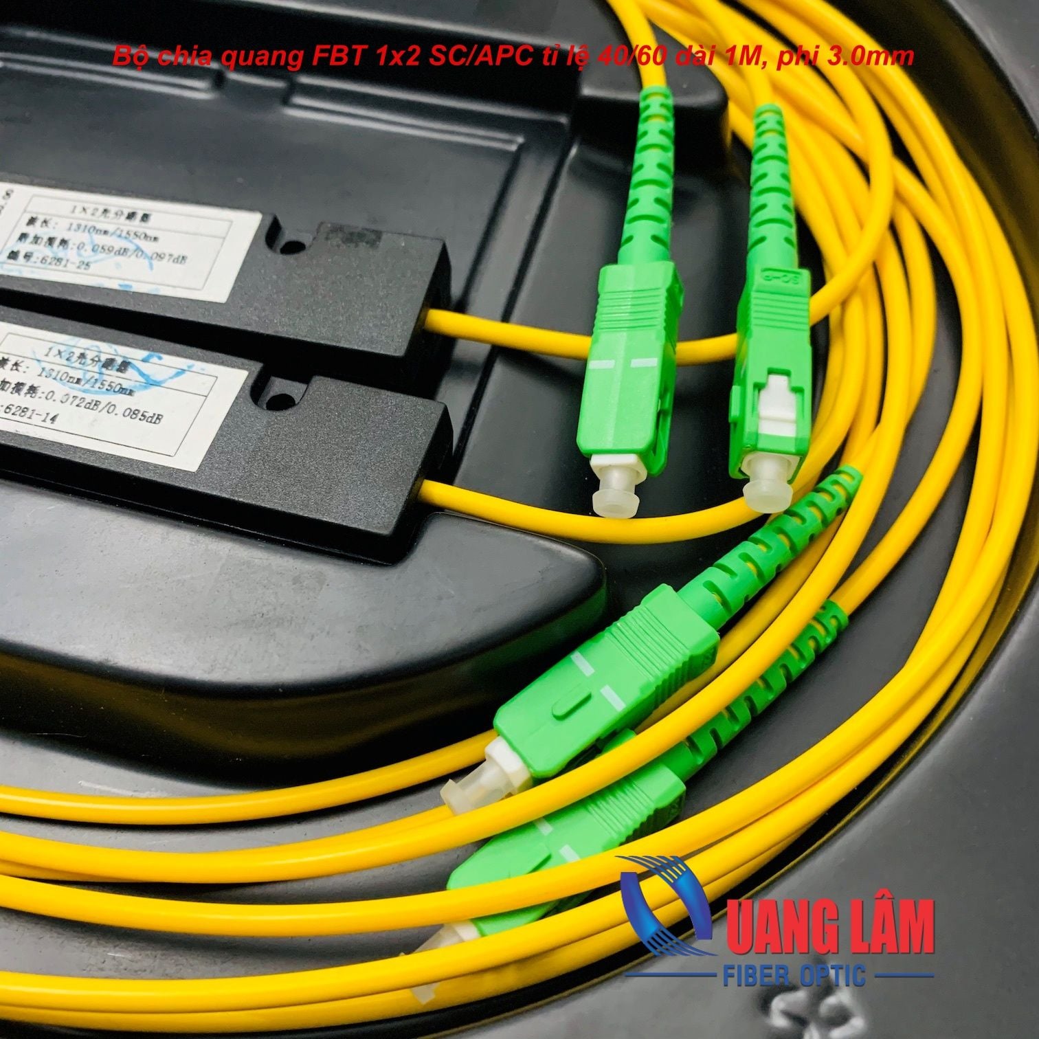 Bộ chia quang FBT 1x2 SC/APC tỉ lệ 40/60 dài 1M, phi 3.0mm – Công ty ...
