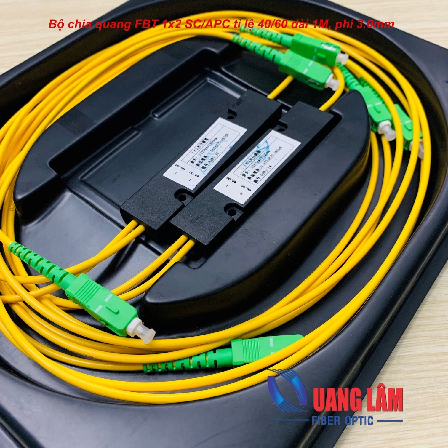 Bộ chia quang FBT 1x2 SC/APC tỉ lệ 40/60 dài 1M, phi 3.0mm – Công ty ...