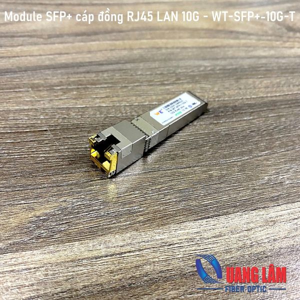 Module SFP+ cáp đồng RJ45 LAN 10G - WT-SFP+-10G-T – Công ty TNHH Công Nghệ Quang Lâm
