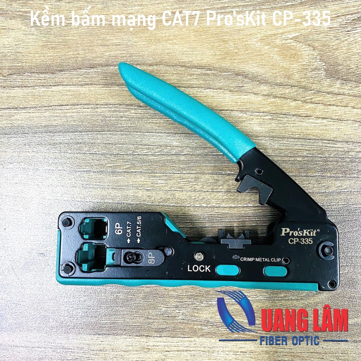 Kềm bấm mạng RJ45(CAT7) RJ11/RJ12 Pro'sKit CP-335 – Công ty TNHH Công Nghệ Quang Lâm