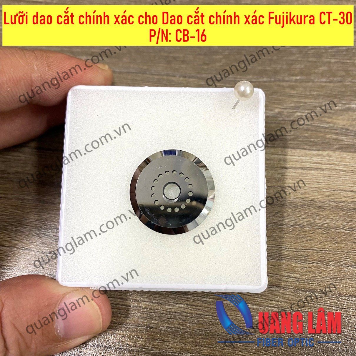 Lưỡi dao cắt chính xác cho Dao cắt chính xác Fujikura CT-30 P/N: CB-16 – Công ty TNHH Công Nghệ ...