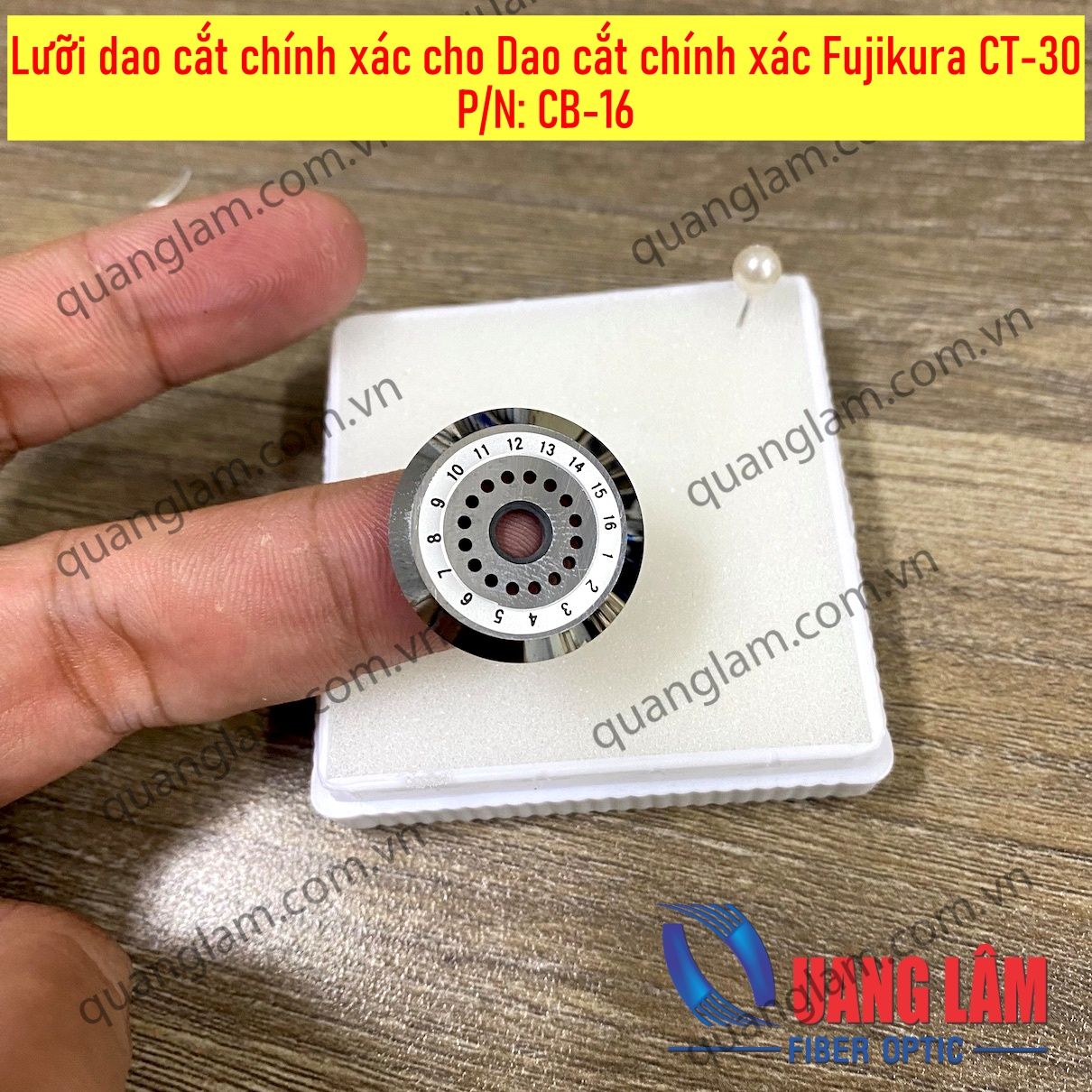 Lưỡi dao cắt chính xác cho Dao cắt chính xác Fujikura CT-30 P/N: CB-16 – Công ty TNHH Công Nghệ ...