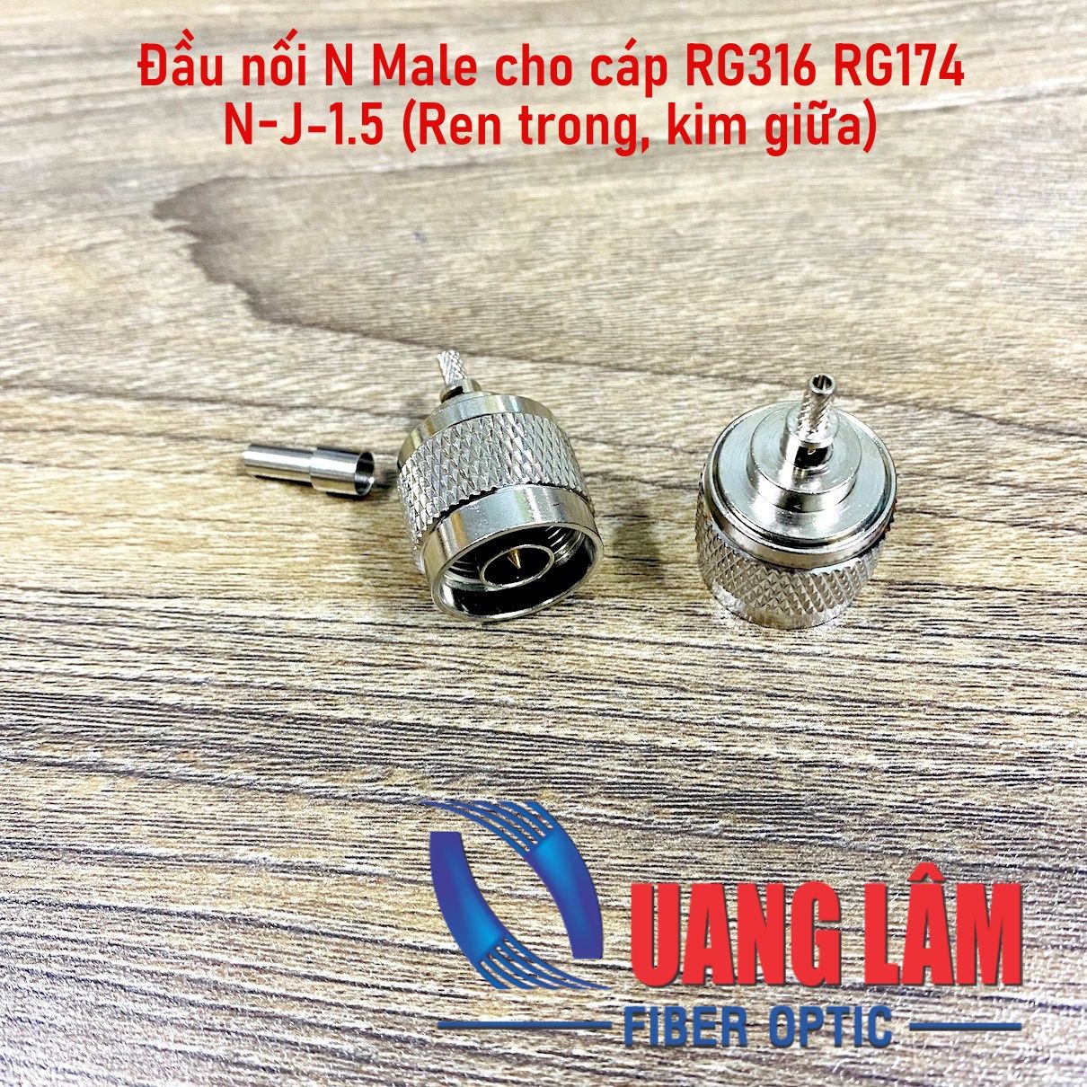 Đầu nối N-Male cho cáp RG316 RG316D RG174 N-J-1.5 – Công ty TNHH Công Nghệ Quang Lâm