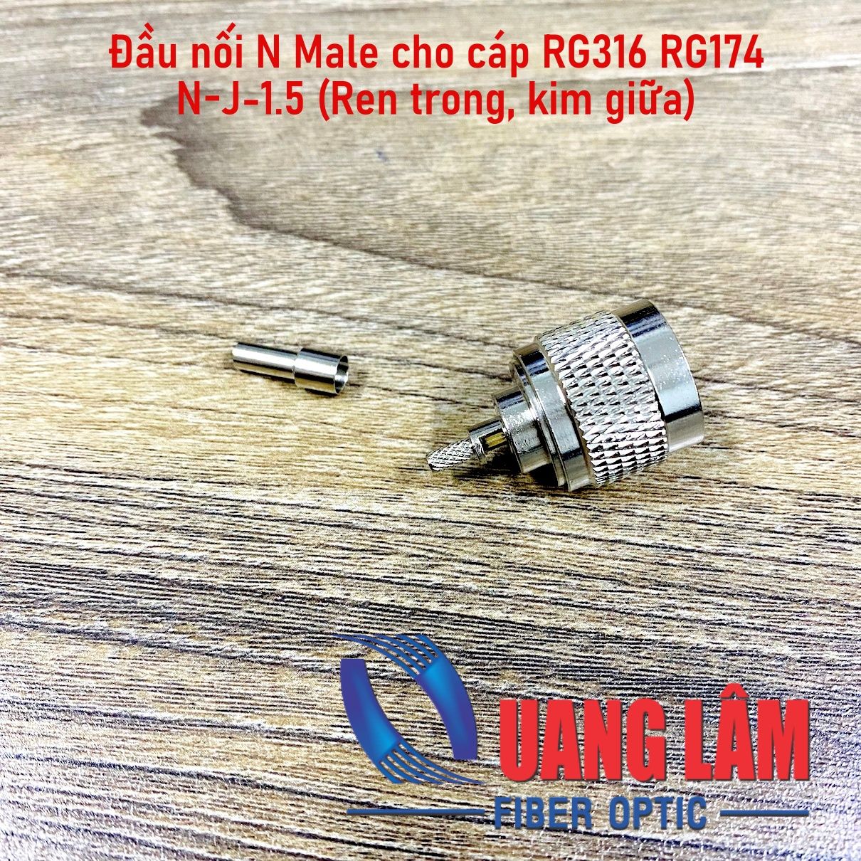 Đầu nối N-Male cho cáp RG316 RG316D RG174 N-J-1.5 – Công ty TNHH Công Nghệ Quang Lâm