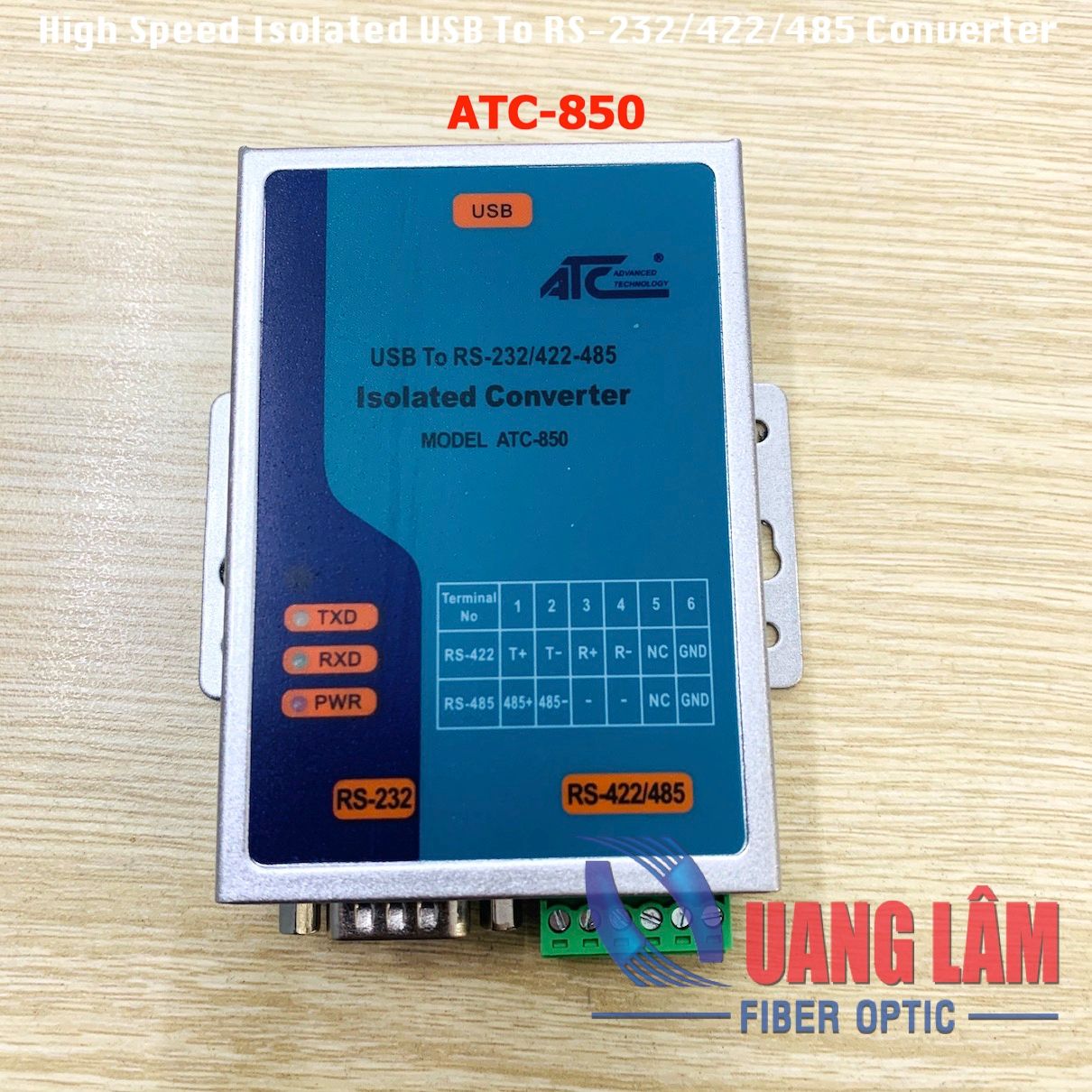 High Speed Isolated USB To RS-232/422/485 Converter ATC-850 – Công ty ...